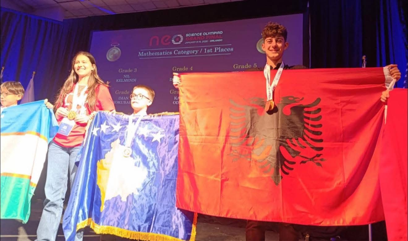 Gjeniu shqiptar fiton dy medalje në olimpiadë shkencore në SHBA ...
